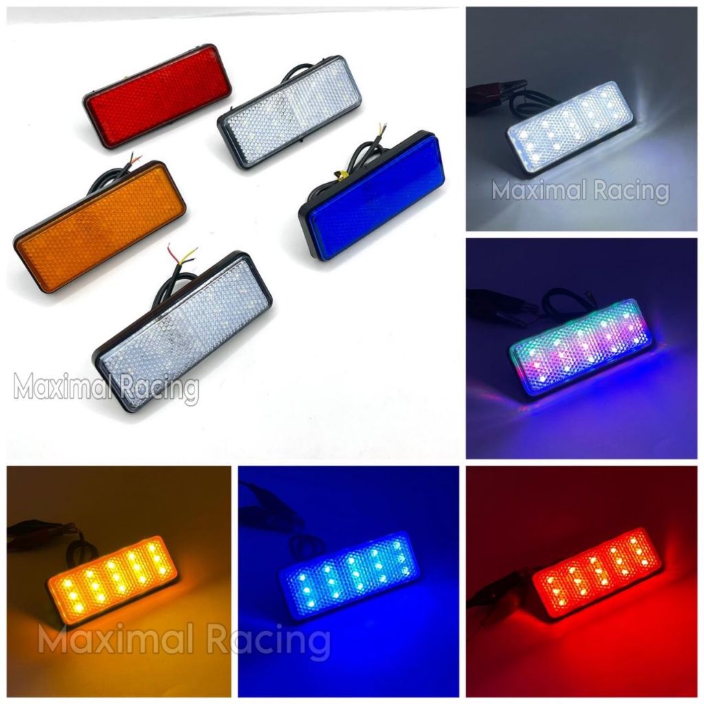 Jual Lampu Rem Stop Tambahan Motor LED 2 Mode Kedip / Lampu Mata Kucing ...