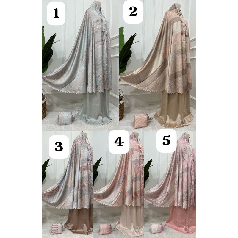 Jual Mukena Armani Silk motif by KAYALA | Shopee Indonesia