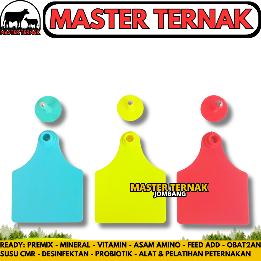 Jual EAR TAG SAPI POLOS EXTRA LARGE (7,6x10cm) 1 PCS - Eartag Sapi ...