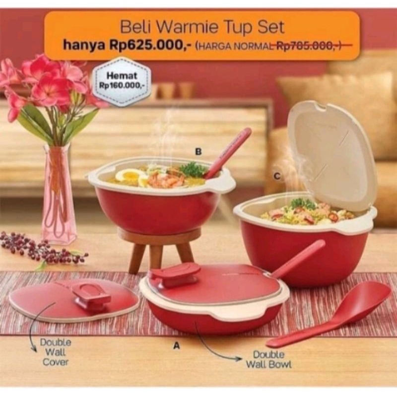 Jual Warmie tup tupperware / tempat penyajian makanan | Shopee Indonesia