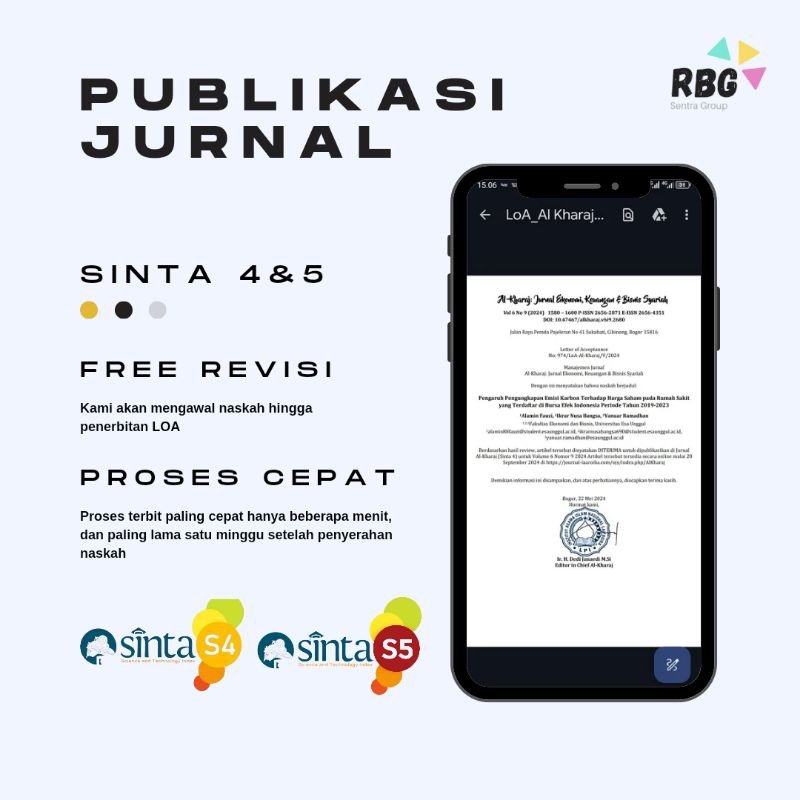 Jual [FASTTRACK] Publikasi Jurnal Sinta 4 & 5 Manajemen, Ekonomi, Keuangan, dan Bisnis (Proses ...