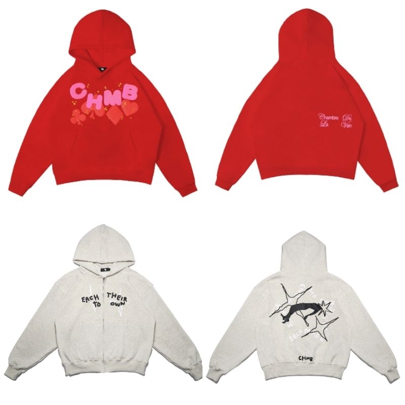 Jual [100% ORIGINAL] CHMB BOXY ZIP HOODIE EACH THEIR MISTY | BOXY ...
