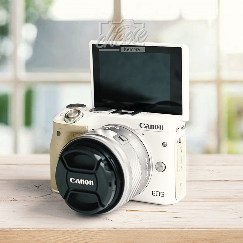 Jual MIRRORLESS CANON M3 KAMERA VLOG COCOK BUAT NGONTEN LAYARFLIP SUPPORT MIC MULUS BUKAN M100 ...