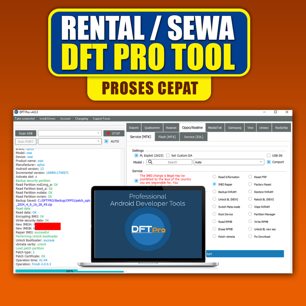 Jual SEWA TOOL DFT PRO / RENTAL AKUN DFT PRO TOOL | Shopee Indonesia
