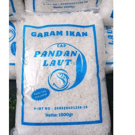 Jual Garam ikan 1kg | garam ikan kemasan cap pandan laut | garam murni ...
