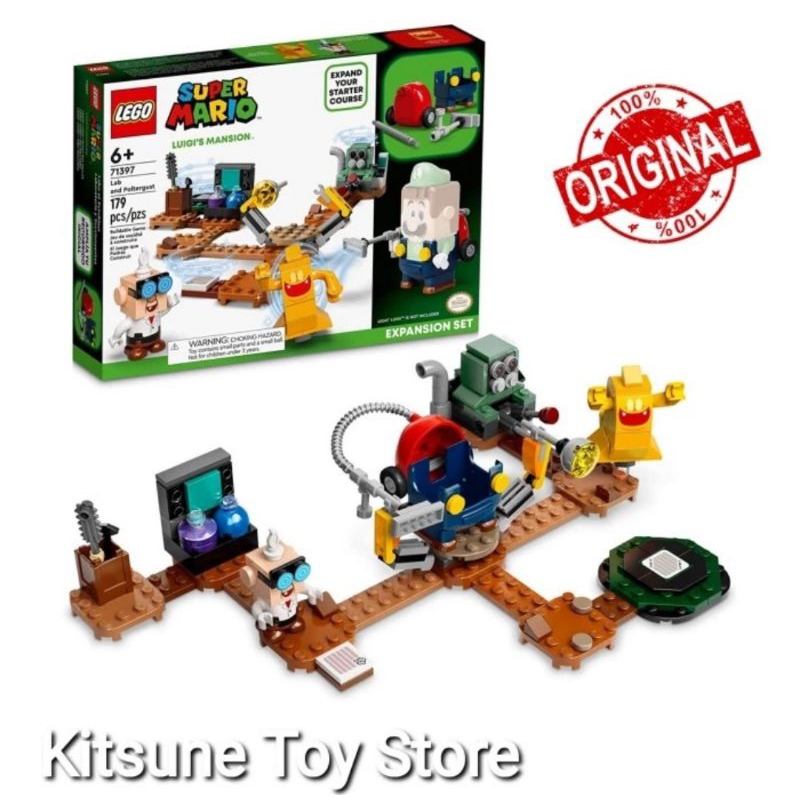 Jual Lego Super Mario Lugis's Mansion 71397 Lab and Poltergust Original ...