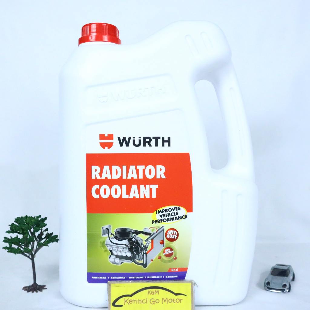 Jual Wurth Air Radiator Coolant Merah 5 Liter Cairan Pendingin Mobil ...