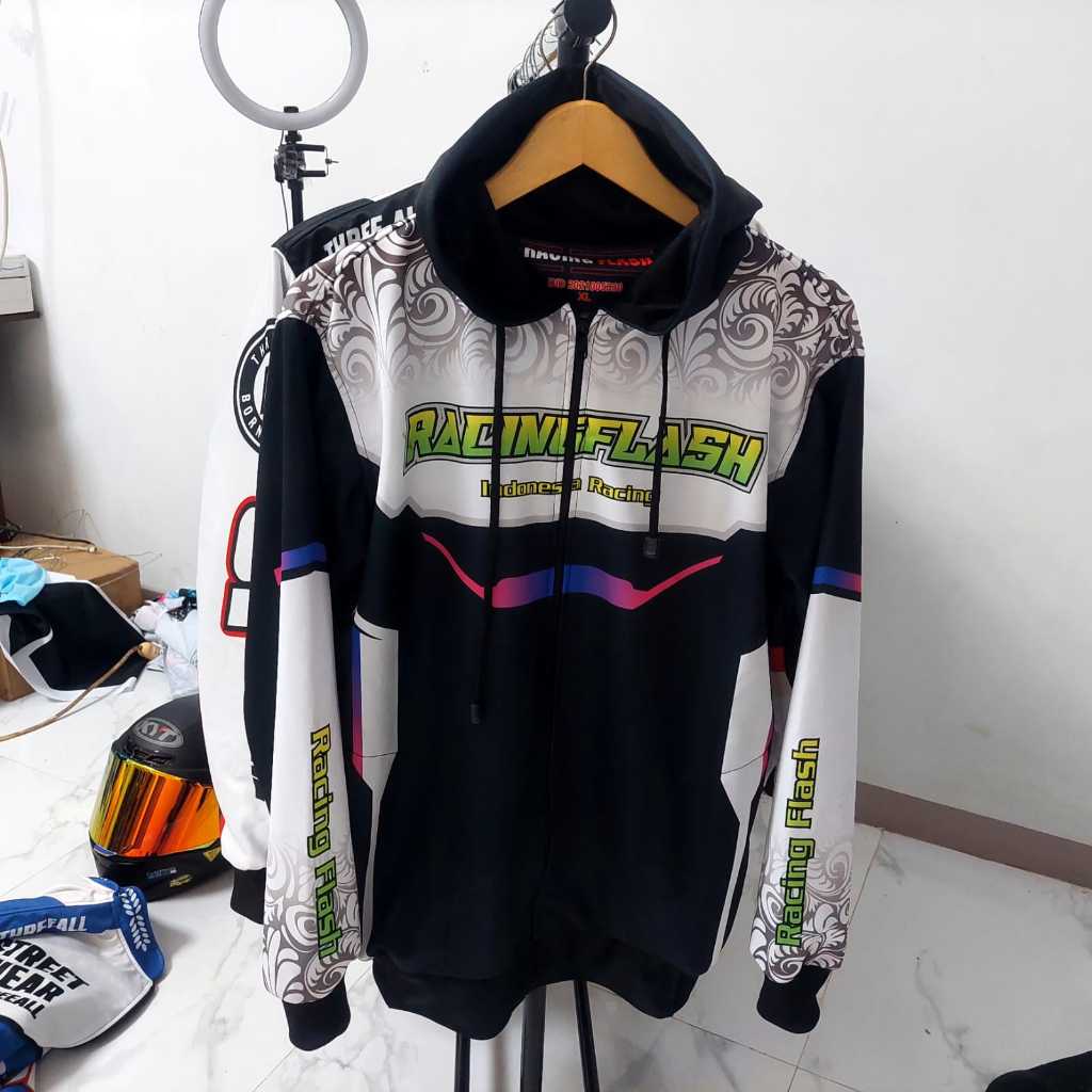 Jual JAKET RACING-JAKET MOTOR-JAKET RACING FLASH | Shopee Indonesia