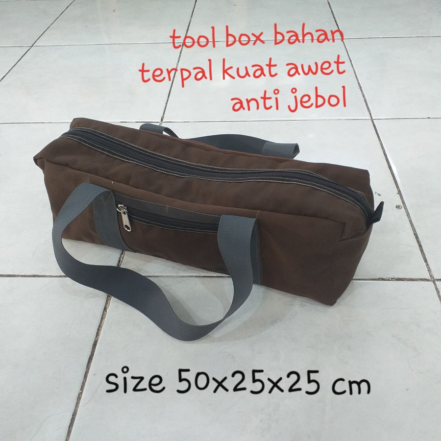 Jual Tas Perkakas Teknisi Bahan Terpal Mudah Dilipat Ukuran Besar/ Hand ...