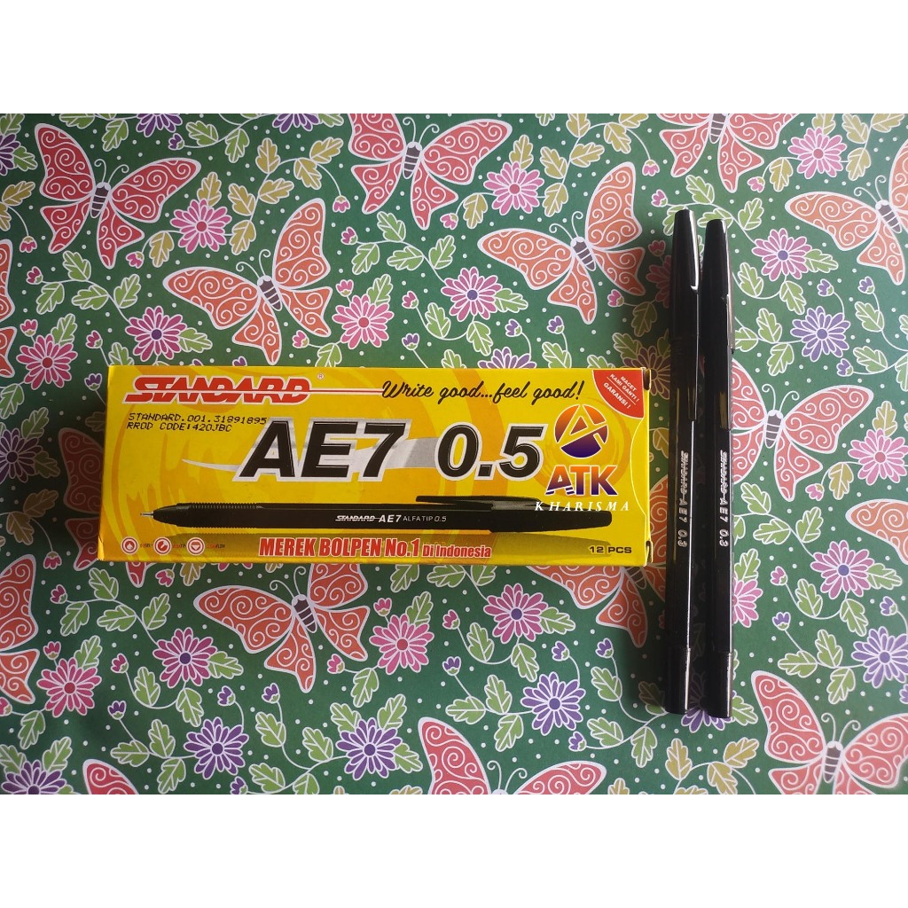 Jual Pulpen Standard AE7 - Hitam | Shopee Indonesia