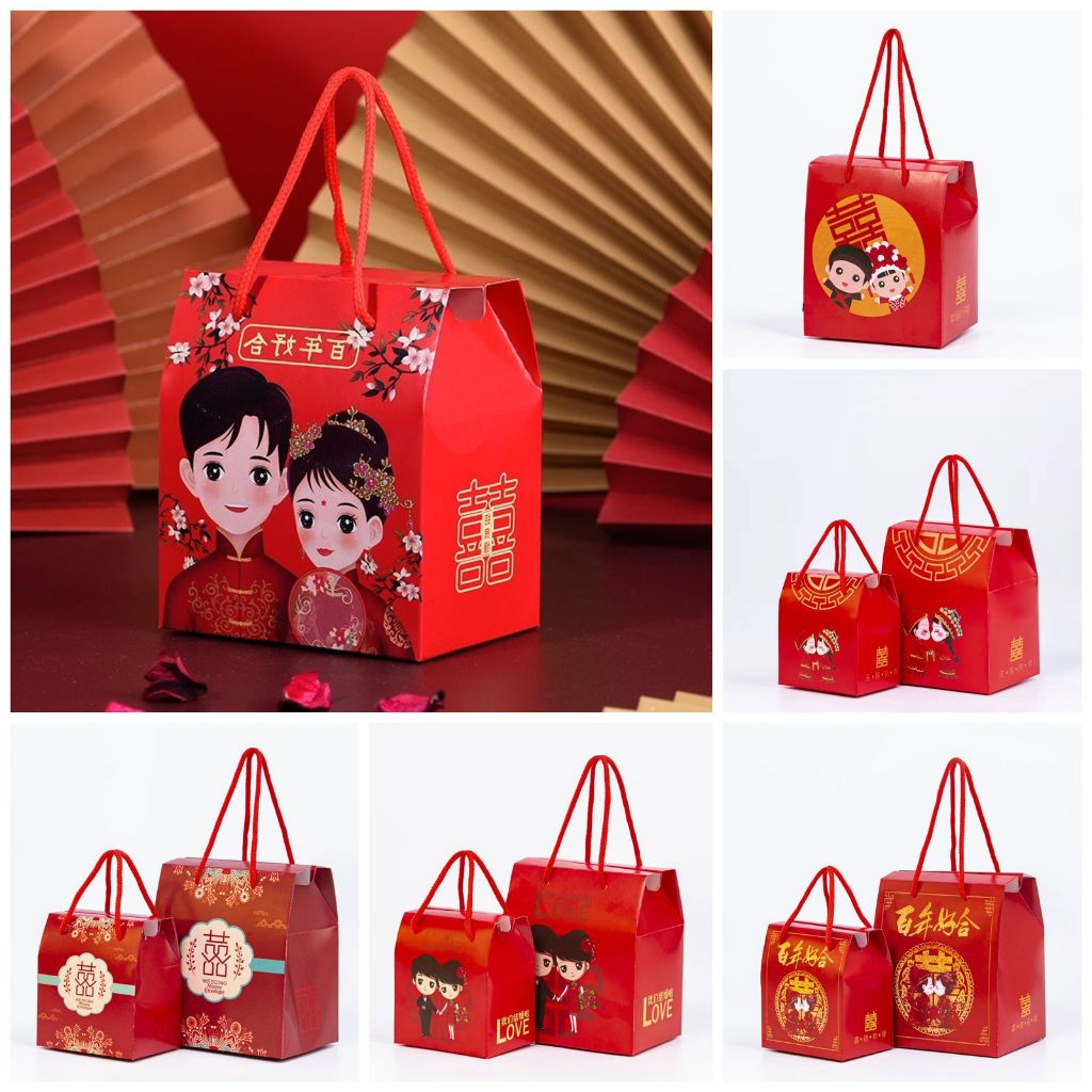 Jual (DELIN) Paperbag Handuk Teapai Phangteh Goodie bag Sangjit ...
