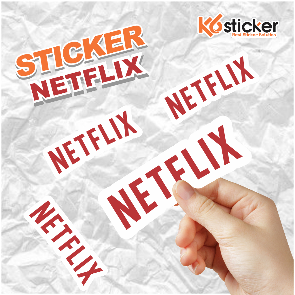 Jual STIKER AESTHETIC "NETFLIX" / STIKER HELM / STIKER LOCAL BRAND ...