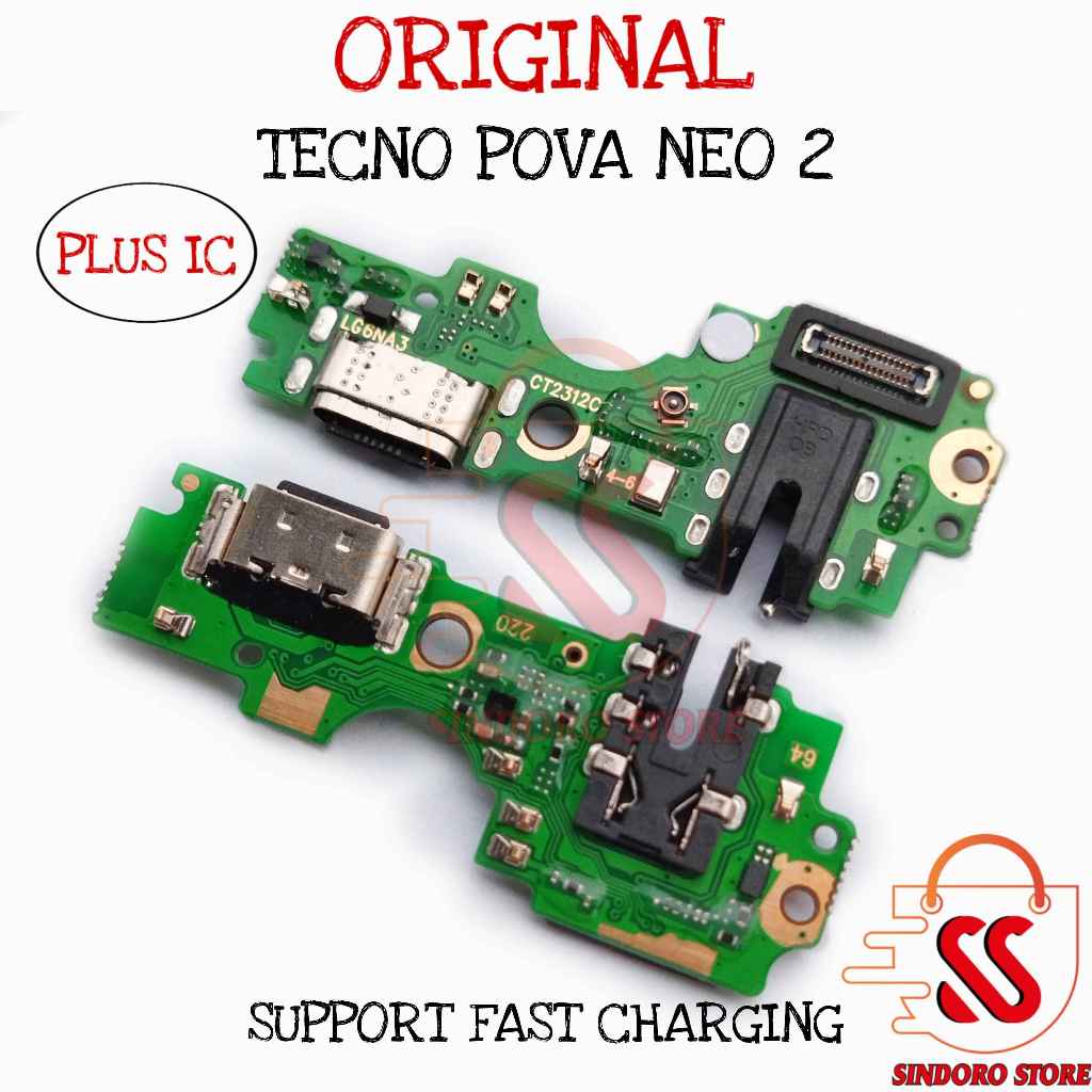 Jual Konektor Charger Tecno Pova Neo 2 Usb Papan Cas Ori Mic Pcb Board ...