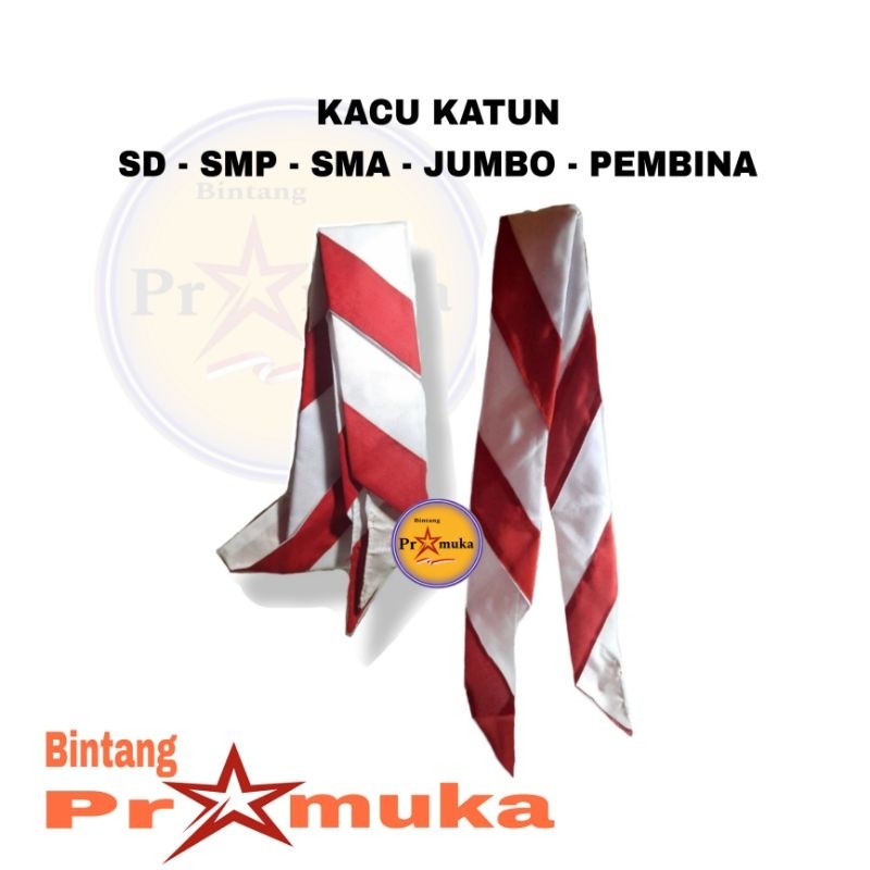 Jual KACU PRAMUKA/DASI PRAMUKA/HASDUK PRAMUKA SD SMP SMA JUMBO PEMBINA ...