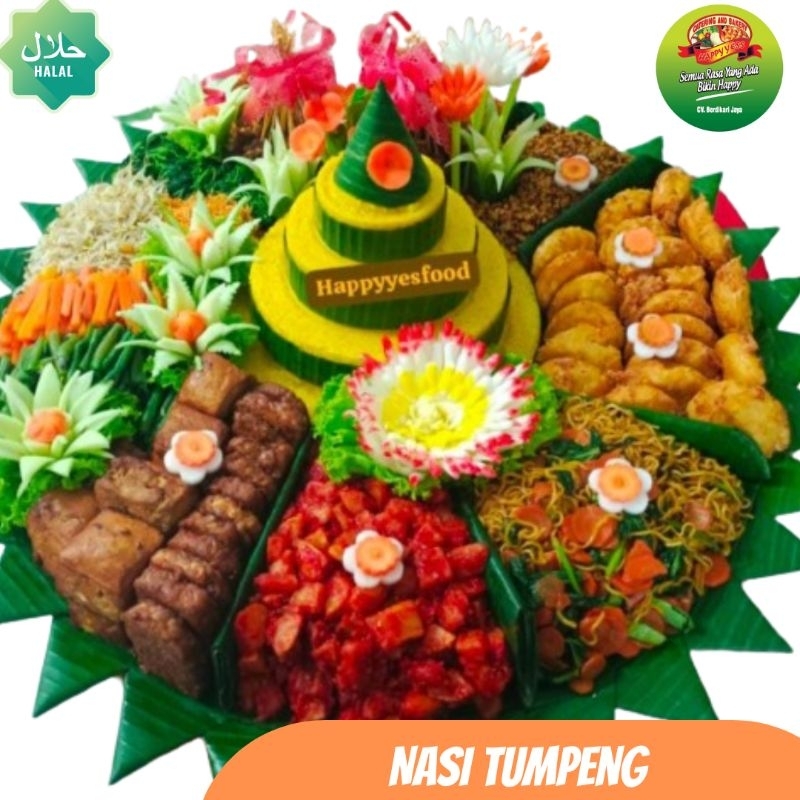 Jual Tumpeng/ Tumpeng Nasi Kuning/ Tumpeng Syukuran/ Tumpeng Ulang ...