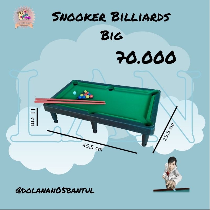 Jual Mainan anak billiard meja snooker table jumbo besar | Shopee Indonesia