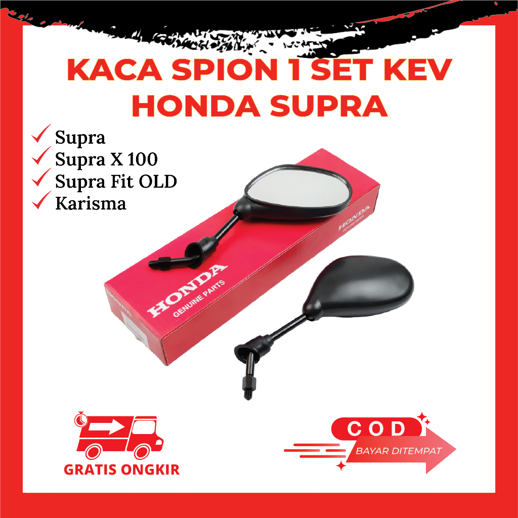 Jual Kaca Spion Motor Honda Supra Fit Lama Supra X 100 Karisma Kode KEV ...