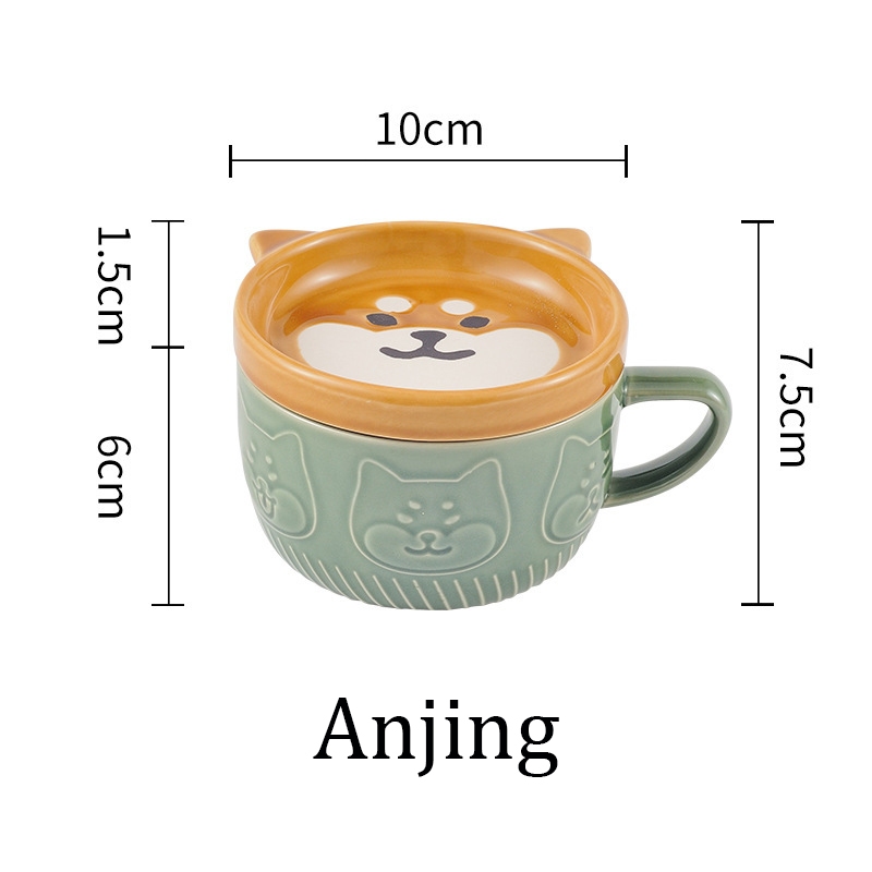 Jual Gelas Keramik Kucing Klasik Ceramic Mug Lucu Hadiah Mug Hadiah ...