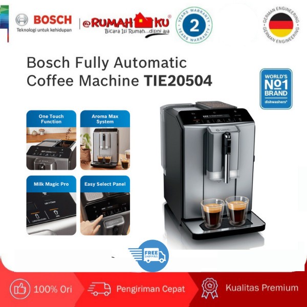 Jual Mesin Kopi Bosch TIE20504 Seri 2 Verocafe Fully Automatic Coffee ...