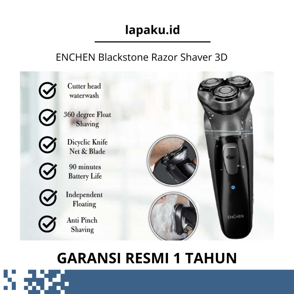 Jual Enchen Blackstone 3D Electric Shaver Razor Cukuran | Shopee Indonesia