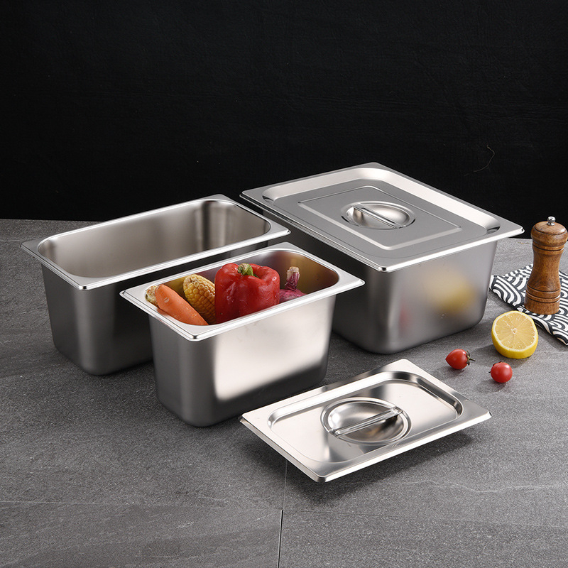 Jual 304 Food tray/stainless steel food tray/set of containers and lids ...