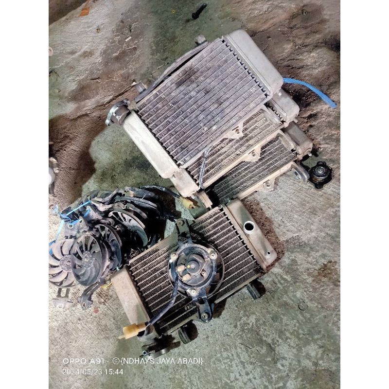 Jual RADIATOR SET KIPAS ALL VIXION SECOND ORIGINAL | Shopee Indonesia