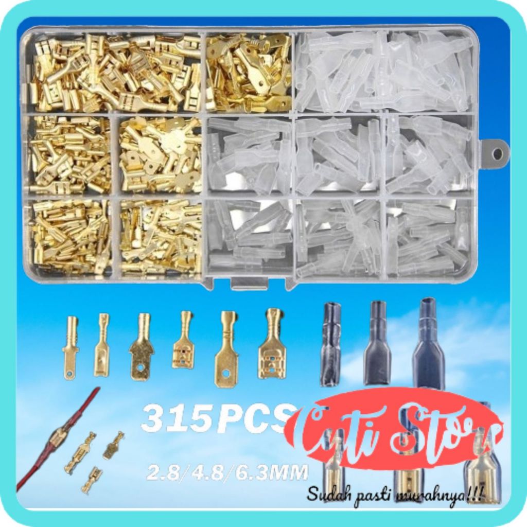 Jual Konektor Terminal Kabel Listrik Panjang 315 PCS | Shopee Indonesia