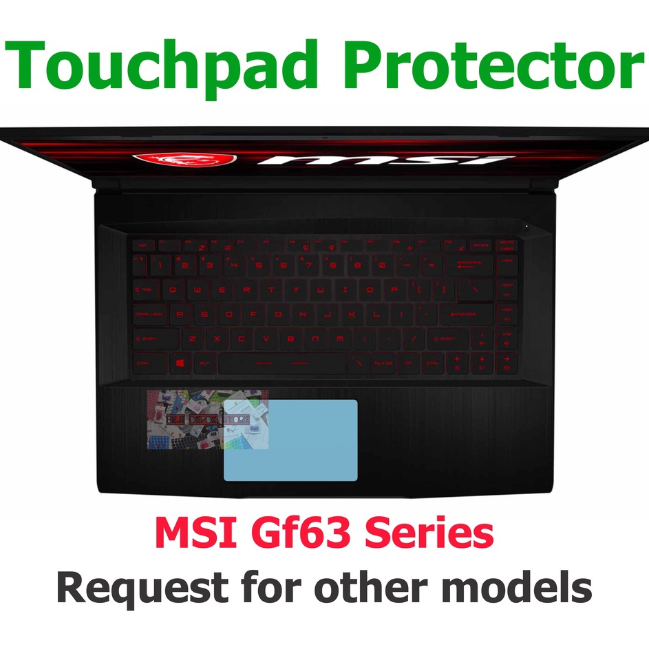 Jual Touchpad Trackpad Protector MSI GF63 Series | Shopee Indonesia