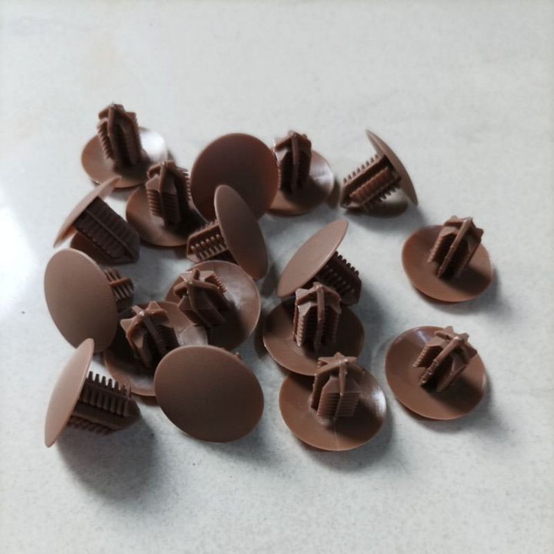 Jual Kancing klip clip plafon interior mobil Toyota Hiace warna coklat ...