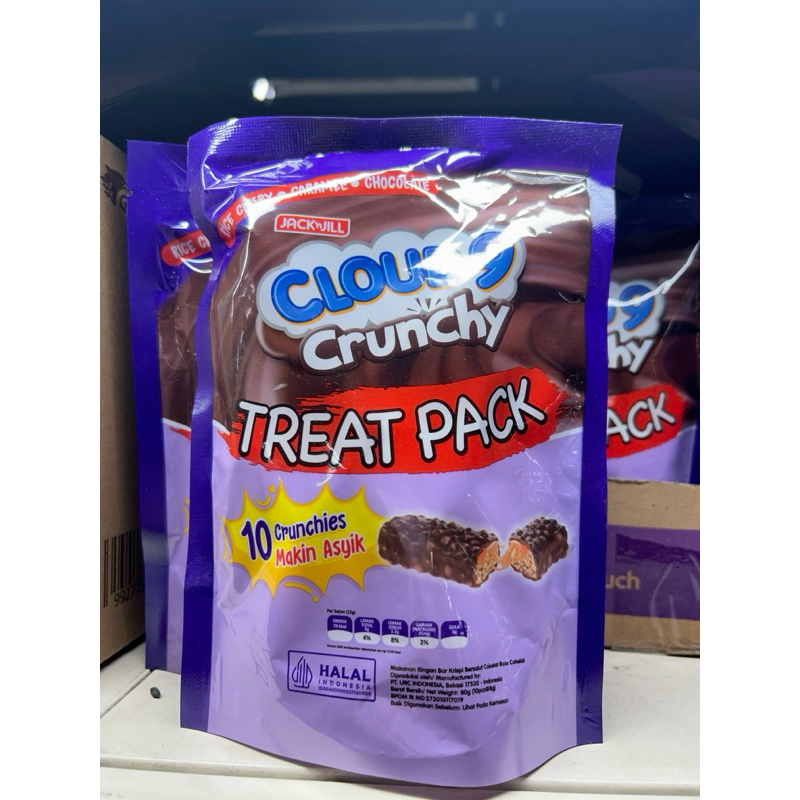 Jual CLOUD9 crunchy treat pack isi 10x8gram | Shopee Indonesia