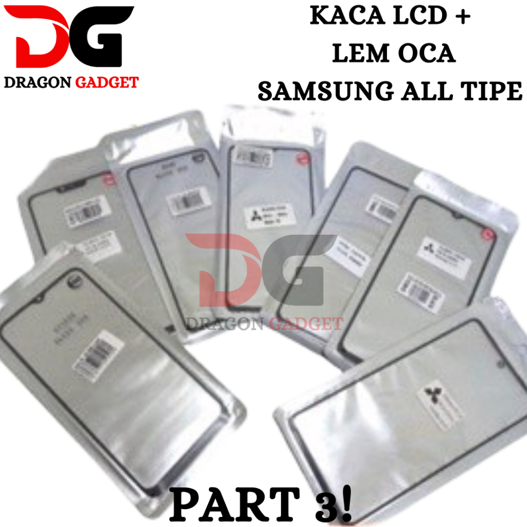 Jual PART 3~ KACA GLASS LCD PLUS LEM OCA SAMSUNG A515-A530-A605-A705 BLACK | Shopee Indonesia