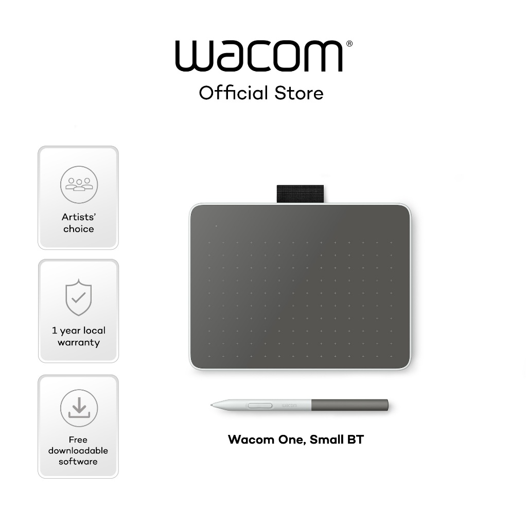Jual Wacom One Pen Tablet Small CTC4110WLW0C | Shopee Indonesia