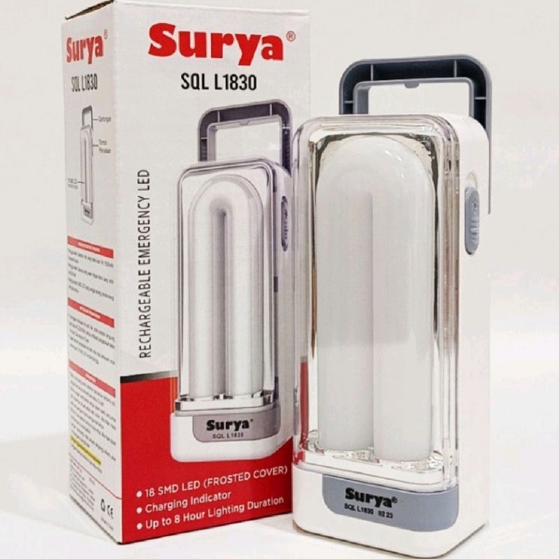 Jual Lampu Emergency Surya SQL L1830 18SMD LED Rechargeable | Shopee ...