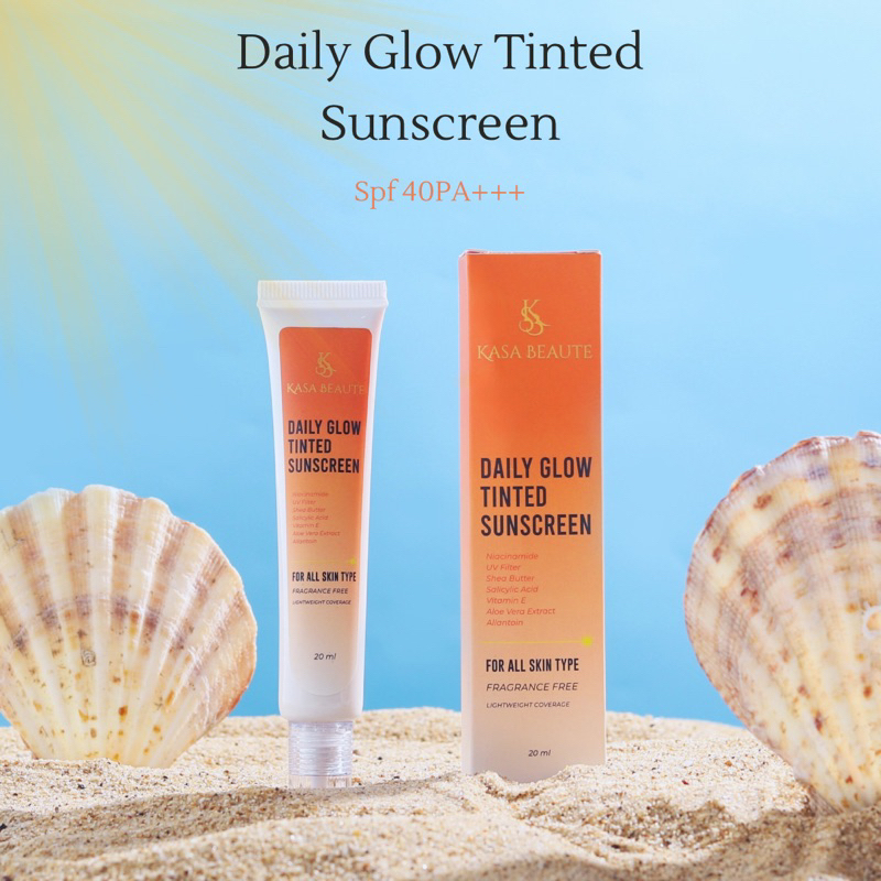 Jual Tinted sunscreen || Daily glow tinted sunscreen || spf 45 ...