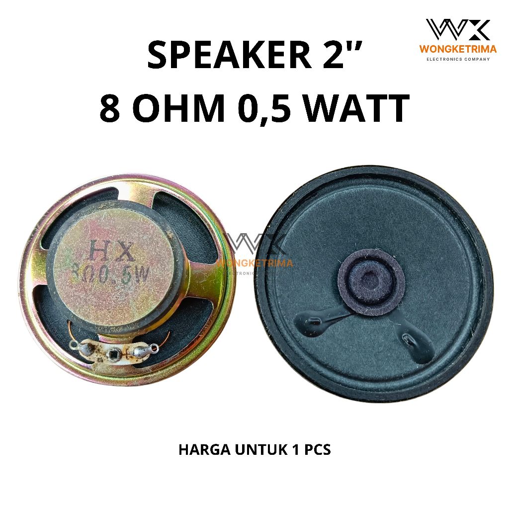 Jual Speaker 2inch 8ohm Sepiker Pasif 2'' 8 Ohm Cocok Untuk Miniatur ...