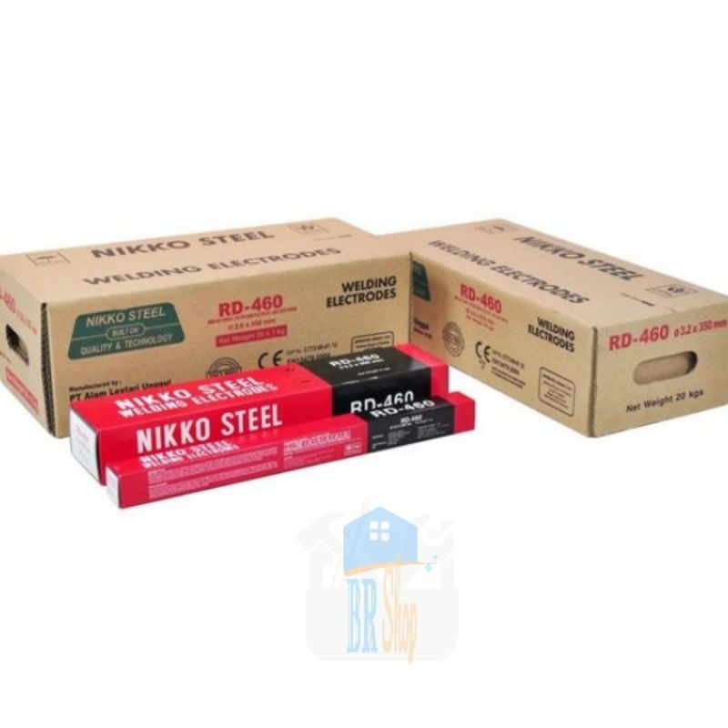 Jual PAKAN LAS RD-460/2.0x300mm/KAWAT LAS NIKKO STEAL KEMASAN 1KG | Shopee Indonesia