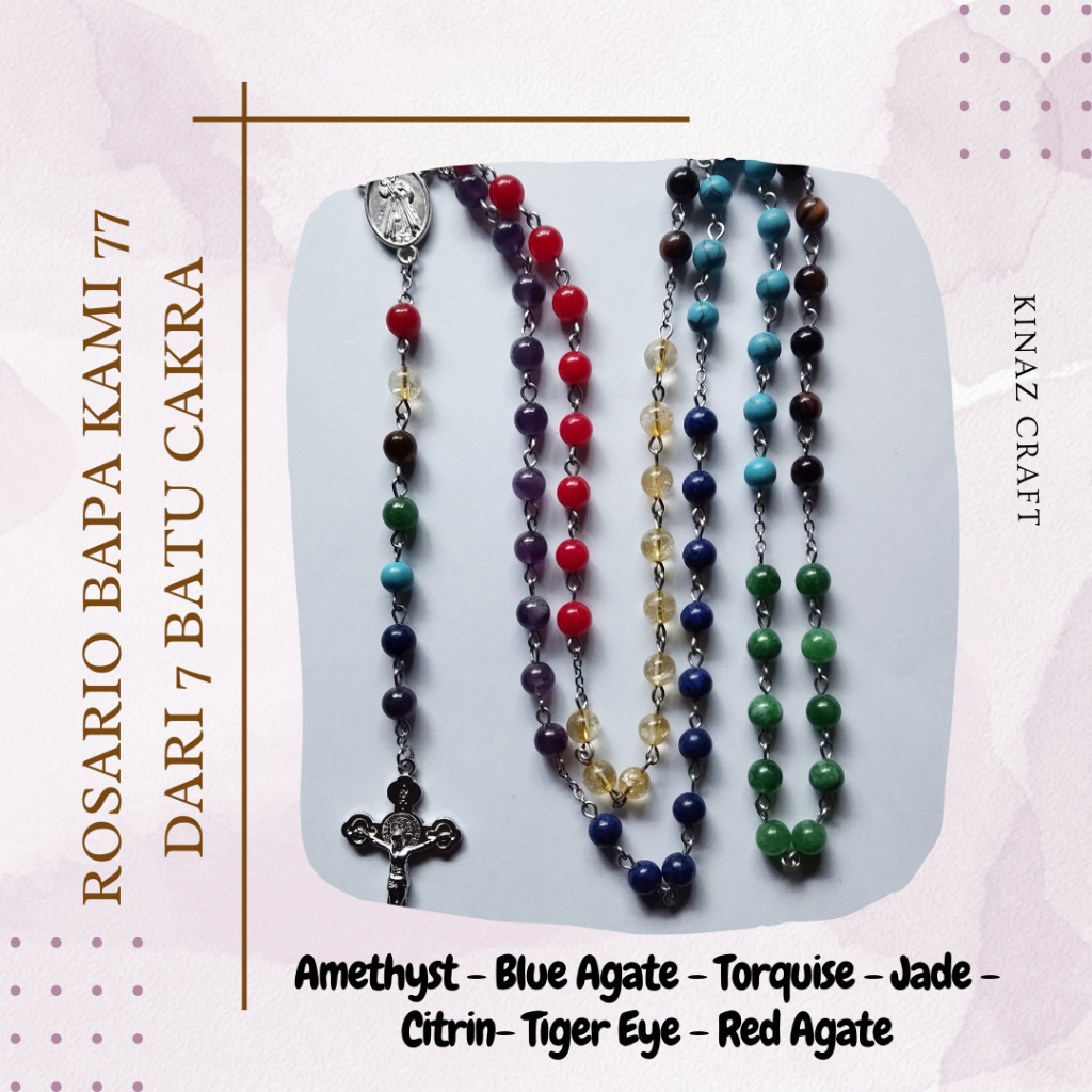 Jual Rosario Bapa Kami 77 dari 7 Batu Cakra | Shopee Indonesia