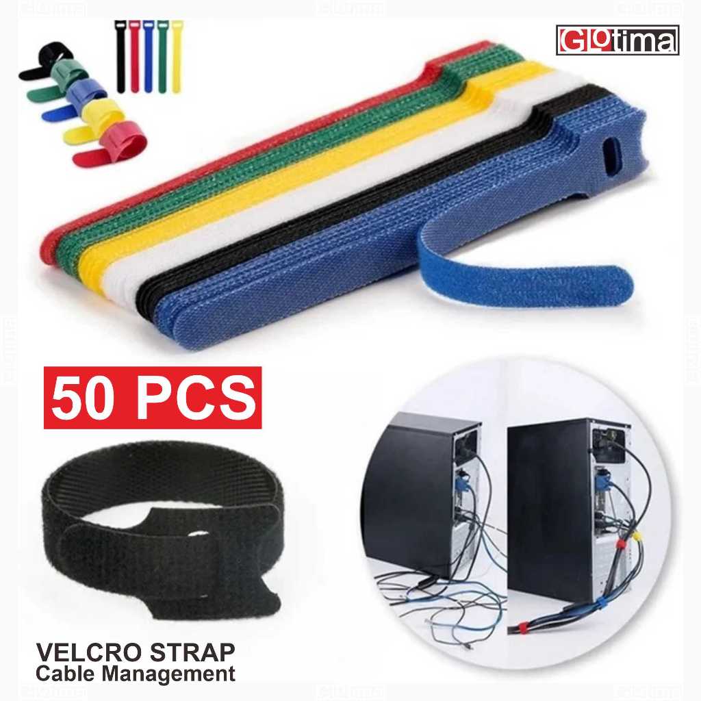 Jual Kabel Cable Ties Tis Velcro Velkro Strap Prepet Pakai Ulang ...