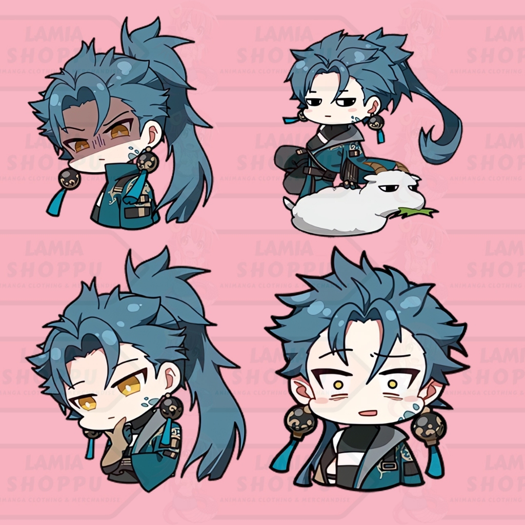 Jual Sticker Game Wuthering Waves Jiyan Chibi | Sticker Vynil WW Jiyan ...