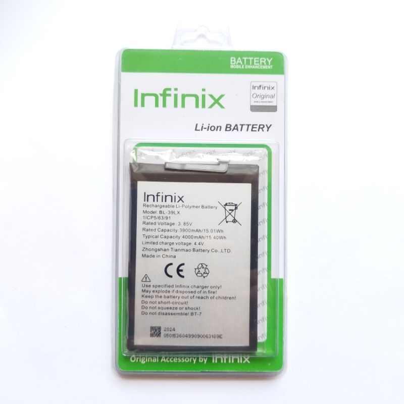 Jual 0Batre Baterai Infinix BL-39LX Infinix S5 X652 X652A S5 Lite X652B ...
