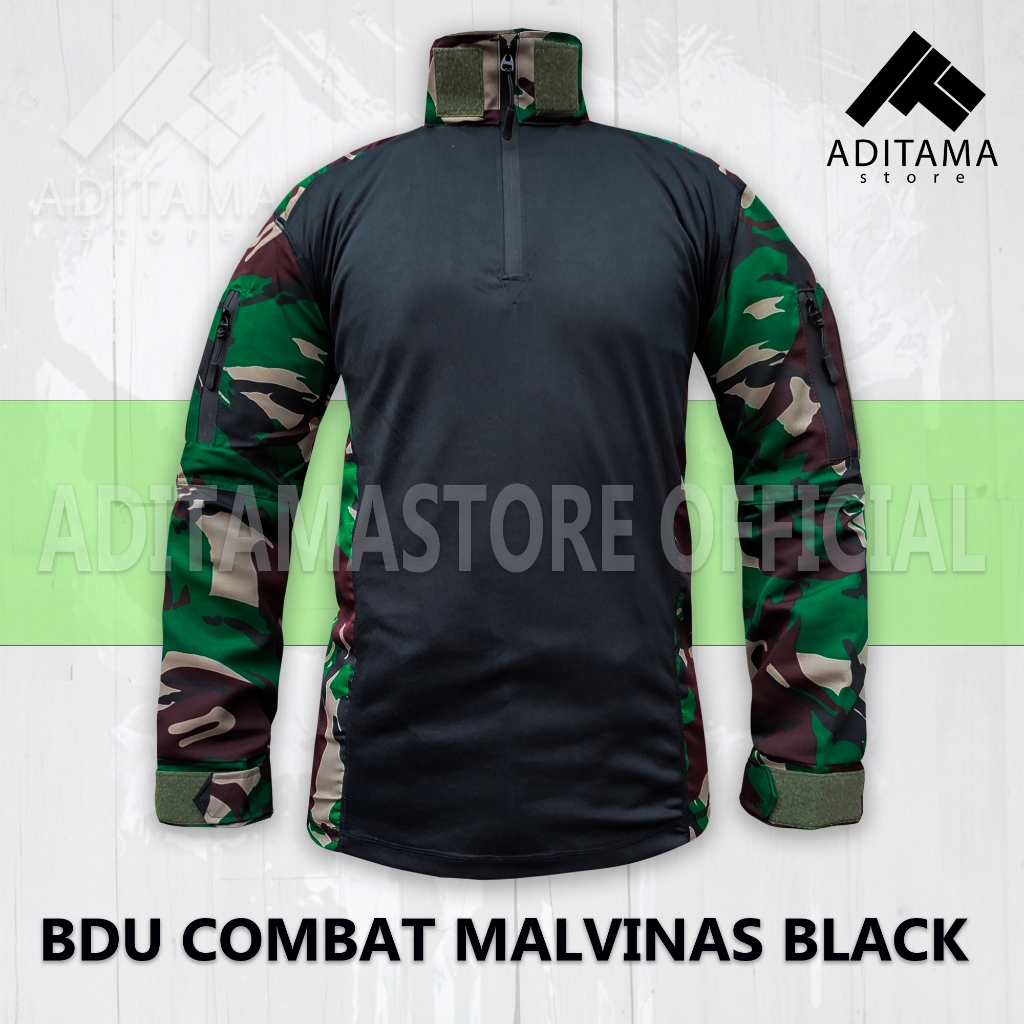 Jual Baju Kaos Full Dryfit BDU Loreng Malvinas Lengan Panjang Lapangan Pria | Shopee Indonesia