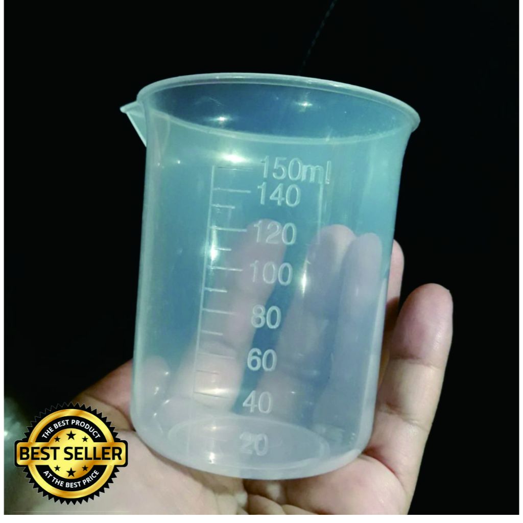 Jual Gelas Ukur Gelas Takar Gelas Takaran 100 ML Plastik berkualitas ...