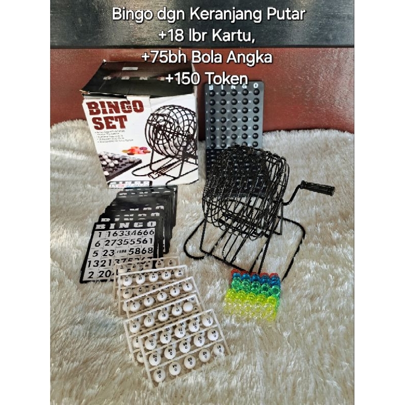 Jual Bingo Set dengan Keranjang Putar | Shopee Indonesia