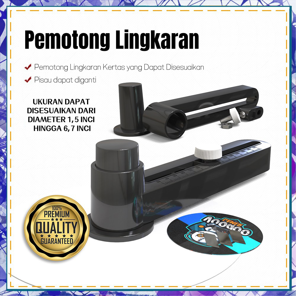 Jual Pemotong Lingkaran Plastik Untuk Pembuatan Pin Kancing Plastic ...
