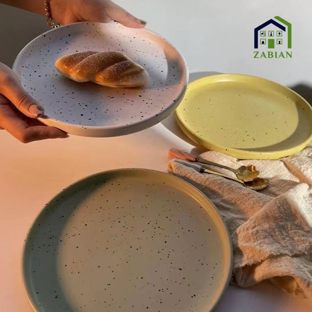 Jual ZABIAN Splash Plate 20 cm Korean Aesthetic Plate - Piring Salad ...