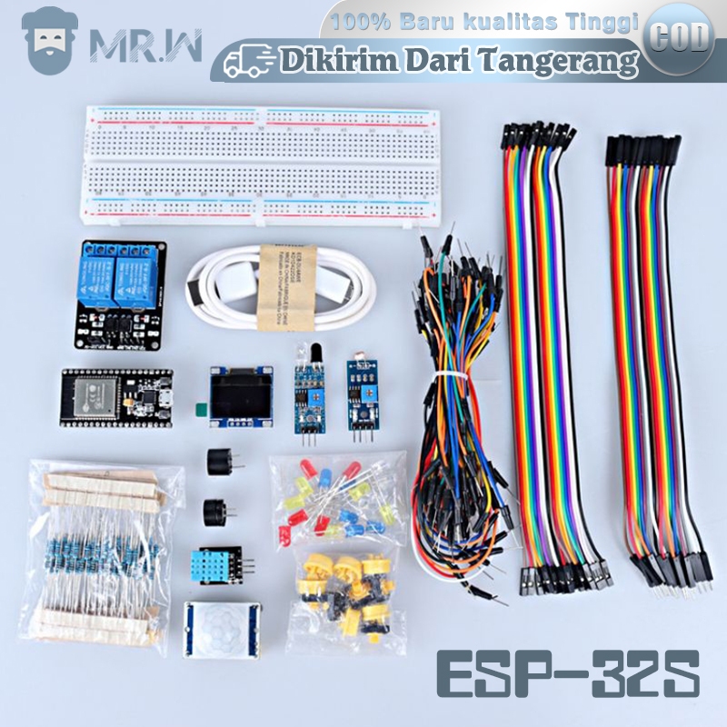 Jual ESP32 Starter Kit ESP32 Wif Module DIY ESP-32s Nodemcu Paket Iot Internet | Shopee Indonesia