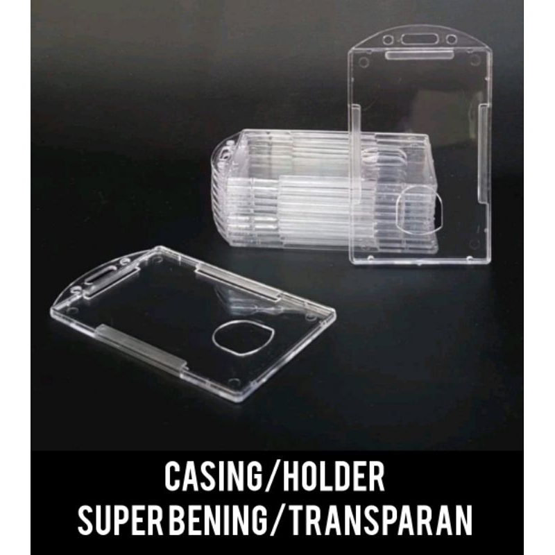Jual Casing Holder Id Card Super Bening Transparan | Shopee Indonesia