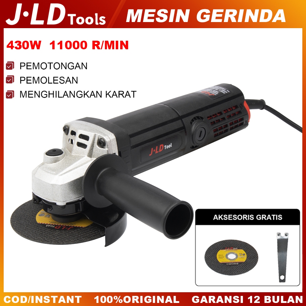 Jual JLD 530W Mesin Gerinda 4Inch J0802 Gerinda Tangan Murah Angle Grinder Multifunction ...