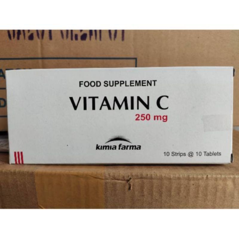 Jual vitamin c 250 mg box isi 2 tablet | Shopee Indonesia
