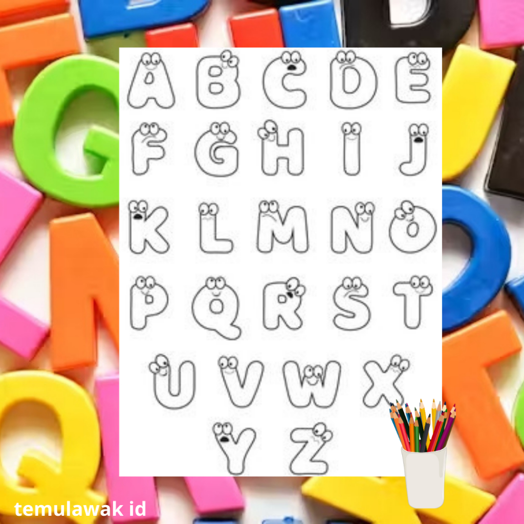 Jual Alphabet Alfabet Huruf Kertas Gambar Sketsa Lukis Drawing Sketch ...